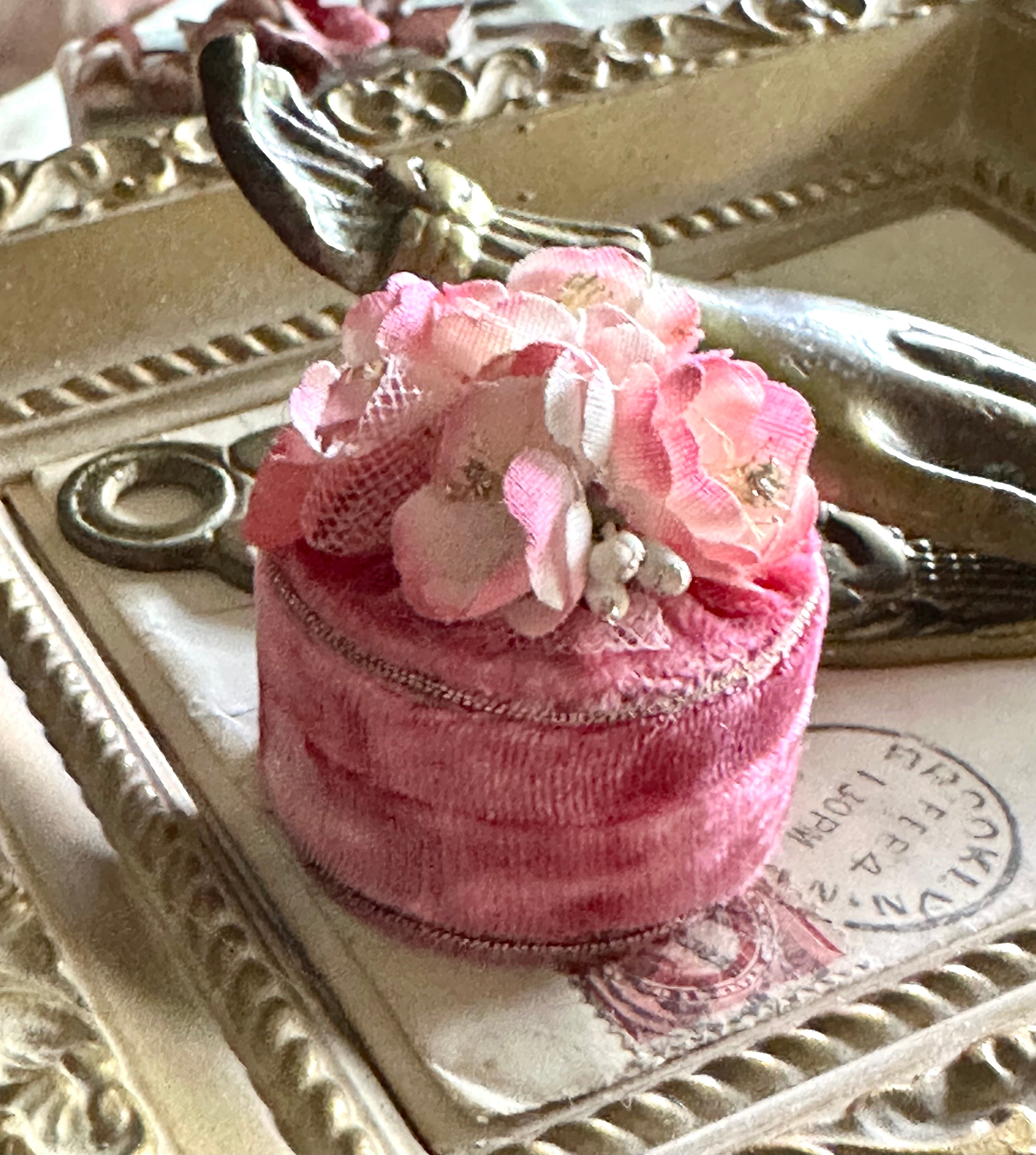 Cherry Blossom Velvet Treasure Box – JulieCollings